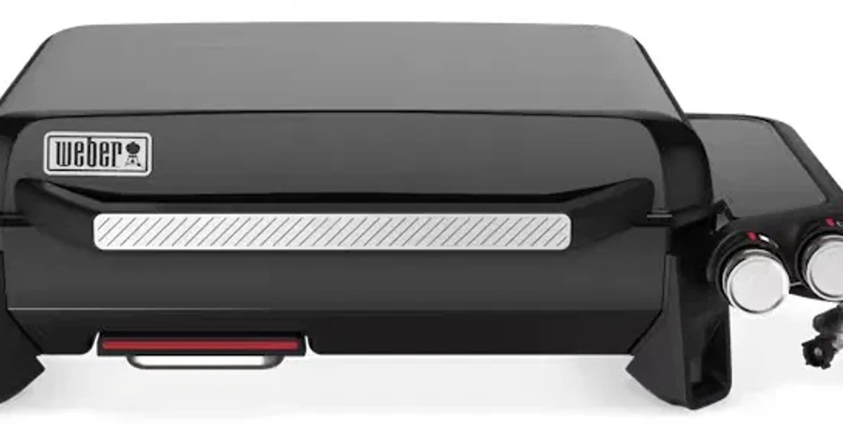 Plynový gril Weber® Slate GP Premium Griddle, 56 cm - Čierna